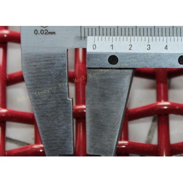 Quality Red 72A Manganese Steel Crusher Mining Wire Screen Mesh for sale