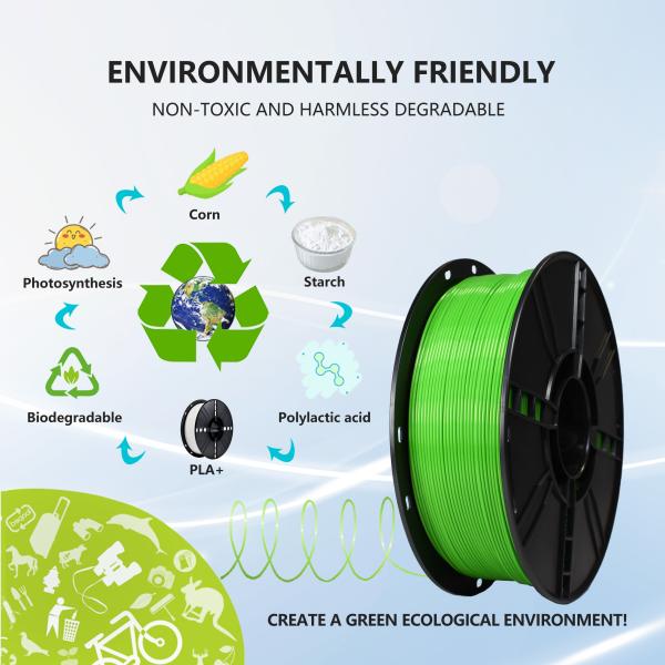 Quality Yellow Green 3D Printer Filament Toughness Enhanced Customized Request PLA for sale