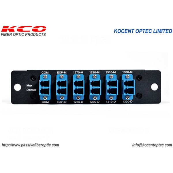 Quality 4 Channels LC UPC Fiber FTTH Dwdm Mux Demux Multiplexer 4CH CWDM Patch Panel for sale