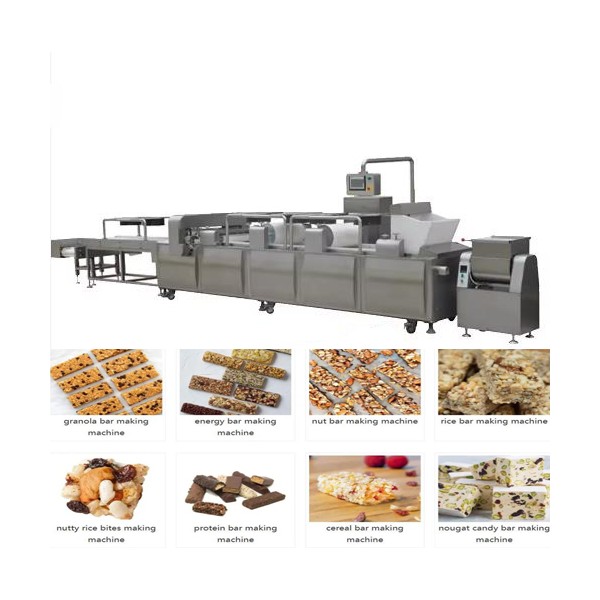 Quality Custom Rectangular Cereal Bar Making Machine Production Line 380V 200-400kg/Hr for sale
