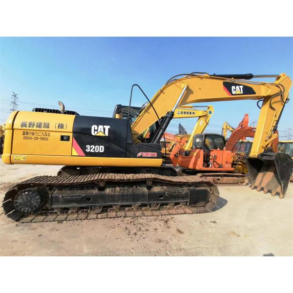 Quality 20 Tons Used Caterpillar Excavator 320D 315 307 Yellow for sale