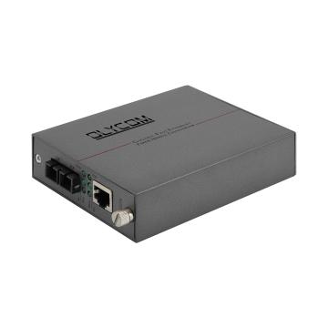 Quality Single Mode Fiber Media Converter Gigabit Ethernet DC5V 2U Chassis Mounted for sale