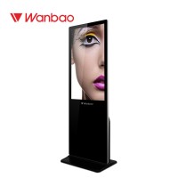 Quality Slim Body Vertical Digital Kiosk Display For Supermarket / Shopping Mall for sale