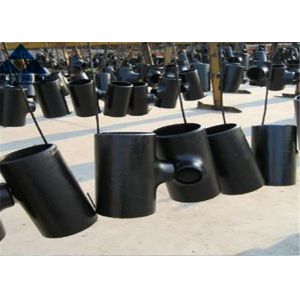 Quality ASTM A234 WPB 4 Inch Pipe Tee Fittings For Pipe Connection for sale