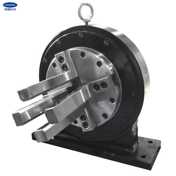 Quality Central Solid Air Operated Chuck Four Claw Feeding Chuck for sale