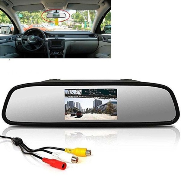 Quality Auto 4.3" Rear View Parking Sensor System 640*480 Resolution Display Format 16 / for sale
