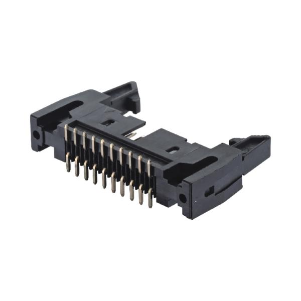Quality 2.54mm Pitch IDC Ejector Header Connector For 1.27mm 2651 28awg Flat Cable for sale