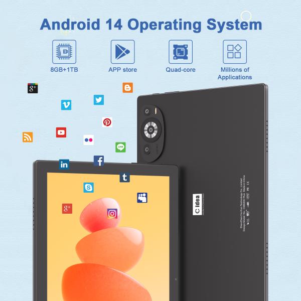 Quality C Idea 10.1 Inch Wifi Tablet With Sim Support Keyboard Educational Android for sale