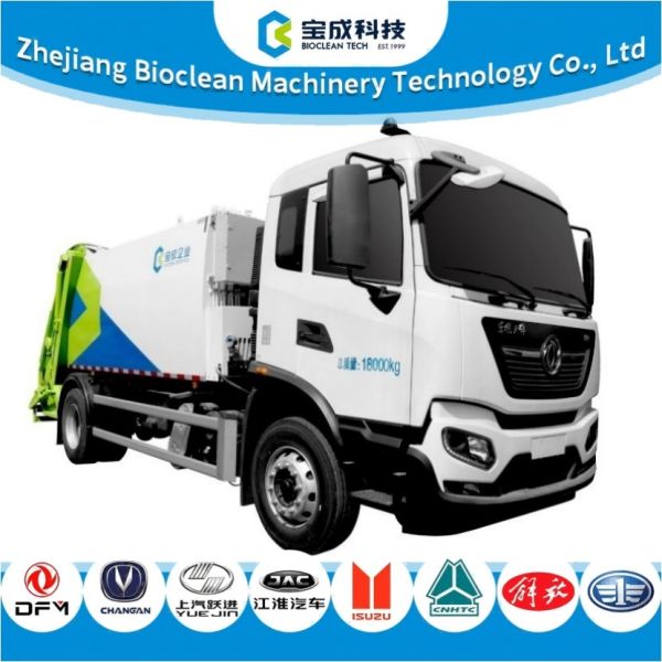 Quality 18000KG Diesel Engine Refuse Compactor Truck With Heavyload High Speed for sale