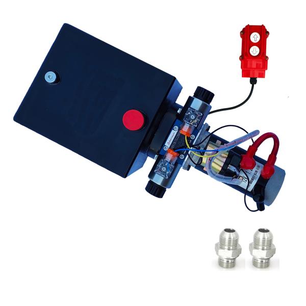 Quality 2200PSI 12 Volt Hydraulic Power Unit For Dump Trailer Car Lifting Platform for sale