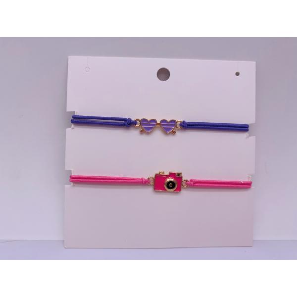 Quality 9 inch Pink Ladies Fashion Bracelets Rope Practical Reusable for sale