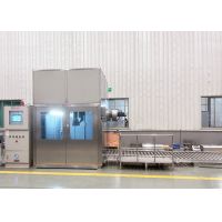 Quality 200L/IBC Fully Automatic Liquid Pallet  Filling Machine With FFU Filling Room Long Driven Conveyor for sale
