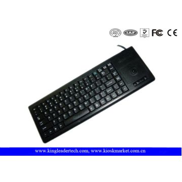 Quality 87 Keys Plastic Keyboard With Mini Trackball In US English Layout And USB for sale