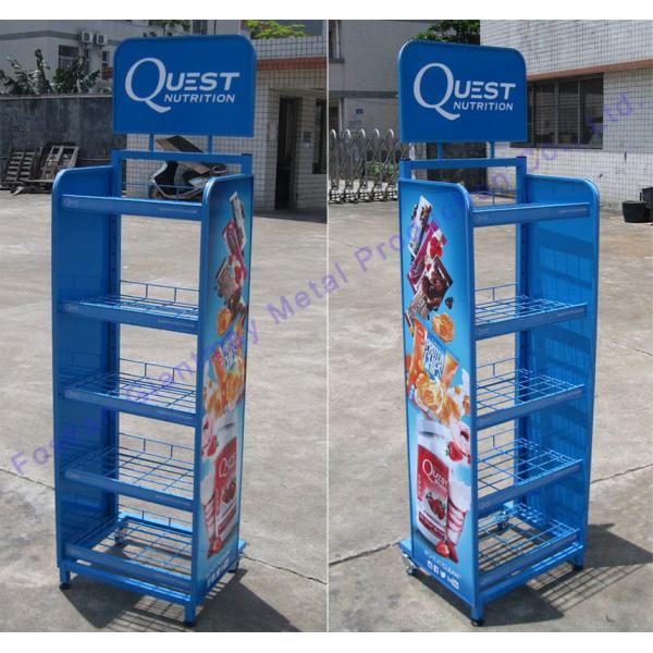 Quality Potato Chip Wire Racks Snack Display Wire Baskets Stand for sale