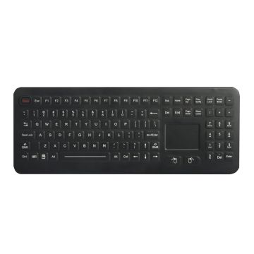 Quality 108 keys silicone rubber medical keyboard with rough touchpad and USB interface for sale