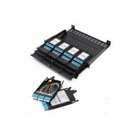 Quality High Density MPO MTP LC 24F Optical Patch Panel MPO Fiber Optic Patch Panel for sale