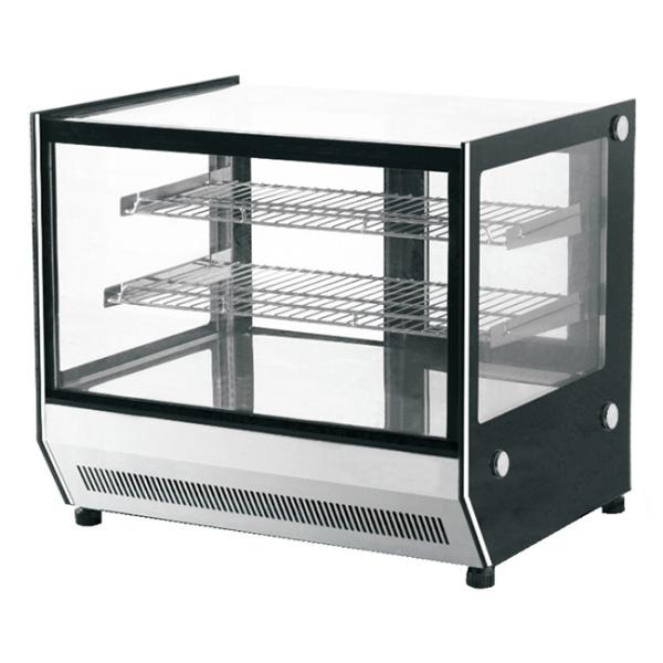 Quality Square R290 Refrigerated Bakery Display Case With Sliding Glass for sale