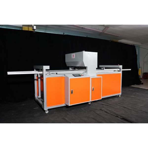 Quality Oil Pressure Driven 1.8KW HVAC Air Filter Making Machine for sale