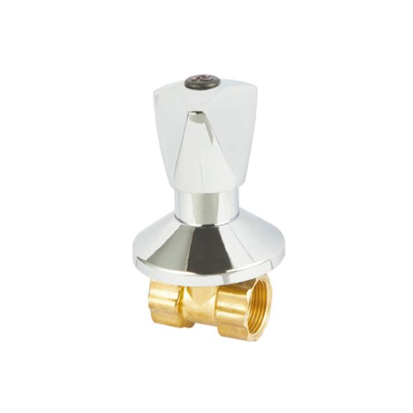 Quality Cross Butt Welding Oblique DN20 Brass Stop Valve Abrasion Proof for sale