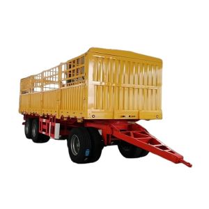 Quality Iron Mechanical Suspension 40T Payload Tare Weight About 8.5T 4 Axle Drawbar for sale