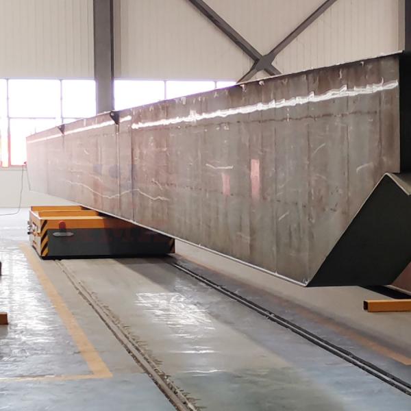 Quality 20 Tons Concrete Mould Rail Transfer Trolley Using In Painting Workshop ISO9001 for sale