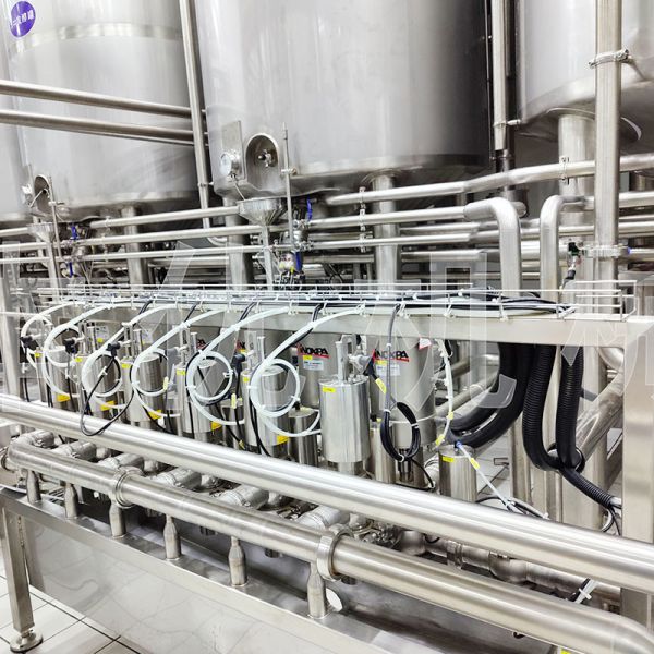Quality 1000 - 8000LPH UHT Milk Processing Line 200 - 500ml Aseptic plastic Pouch for sale