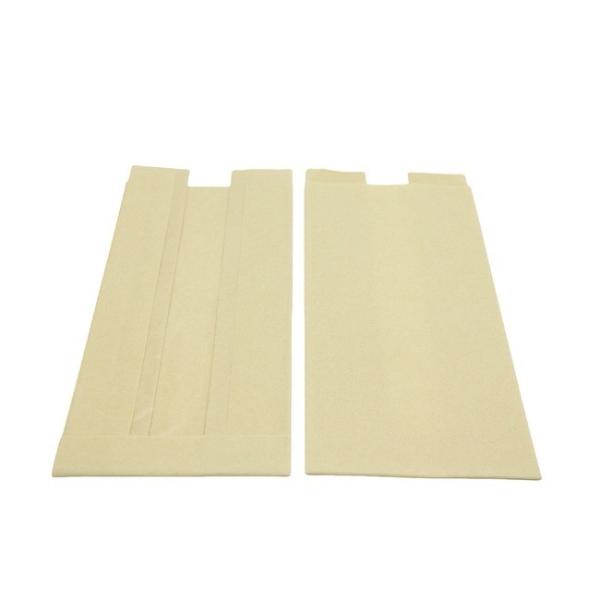 Quality Odorless Bread Paper Bag Lightweight With Clear Front Window 23.5x4.3x1.6 Inch for sale
