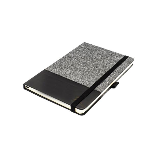 Quality cotton fabric Hardcover Journal Printing , 80P Journal Books Leather Cover for sale
