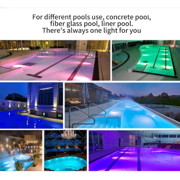 Quality 35W 42W Submersible LED Pool Lights , Waterproof Underwater Light Fixtures for sale