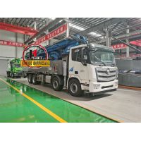 Quality JIUHE 58m Truck Mounted Concrete Pump HB58K Concrete Pump Eequipment Concrete for sale