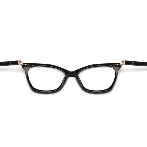 Quality CatEye Shape Acetate Frame Glasses , 180 Degree Flexible Hinge Glasses for sale