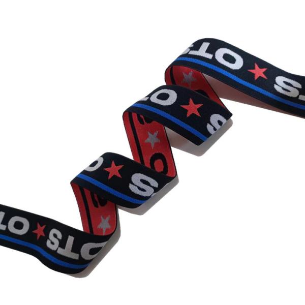 Quality High Tenacity Jacquard Elastic Webbing 2cm-6cm Nylon Elastic Black for sale