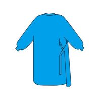 Quality Sterile 35-45gsm Level 4 Surgical Gowns Prevent Bacteria for sale