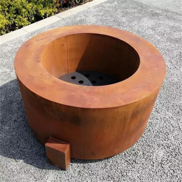 Quality Outdoor Heater Multi-function Round Metal Fire Pit Corten Steel Fire Table for sale