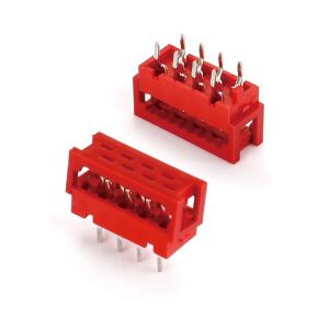 Quality Red TE 215083 Micro-Match Flat Ribbon Cable IDC to 4/6/8/10/16/18/20 Pin for sale