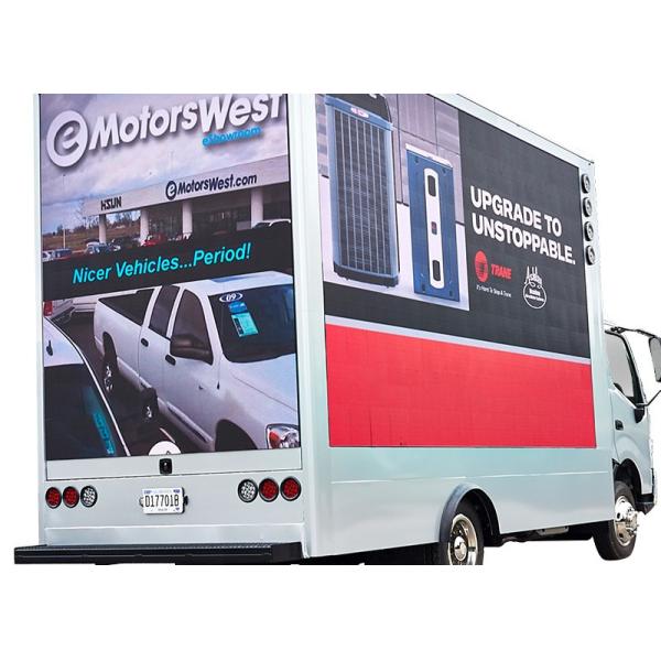 Quality Truck Trailer IP65 P8 Mobile Advertising LED Display for sale
