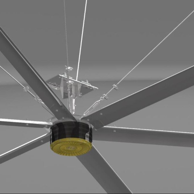 Overhead Extra Large Commercial Ceiling Fans For Low Ceilings