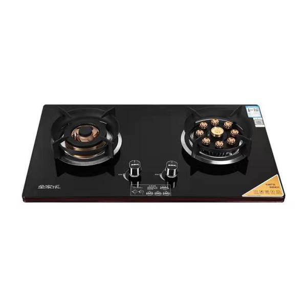 Quality Desktop Embedded 2 Burner Gas Stove Custom for Solar Electronic Installation for sale