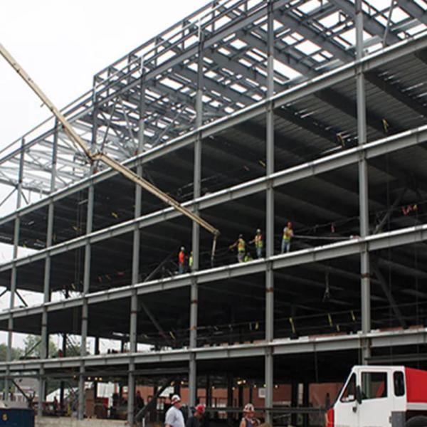 Quality Anti Earthquake Metal Frame Workshop Prefabricated Factory Building Thermal for sale