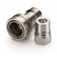 Quality Three Inch Zinc Plated Steel Shut Off Coupling for sale