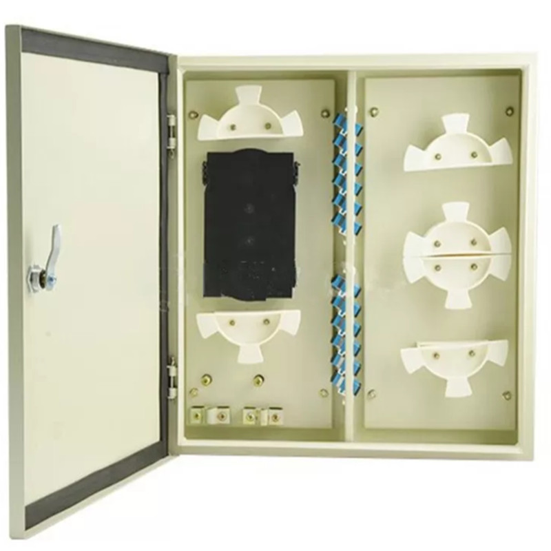 Quality ODF Outdoor Pole Mount Enclosure FC Fiber Optic Splice Enclosure 24 Core for sale