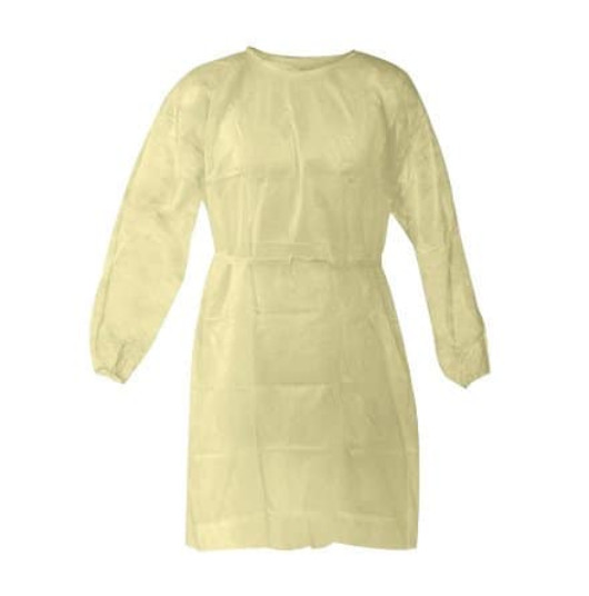 Quality 20gsm Disposable Isolation Gowns Non Woven With Elastic Cuffs for sale