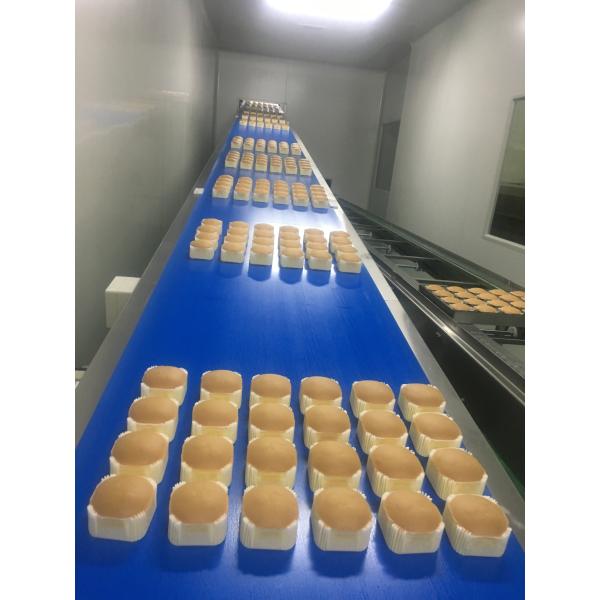 Quality CE SUS304 Semi Automatic Sponge Cupcake Production Line for sale
