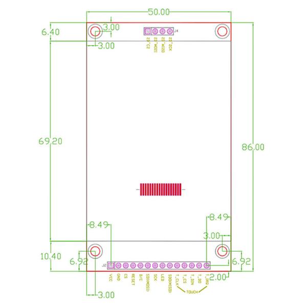 Quality 2.8 Lcd Module SPI Display Module 240*320 2.8 Inch Ili9341 Spi Tft Lcd Display for sale