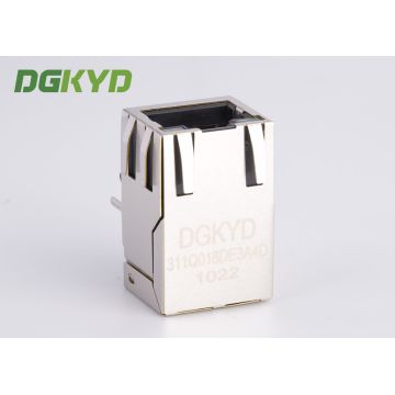 Quality Shielded Gigabit ehternet RJ45 PCB Connector with Transformer RJ45 Network for sale