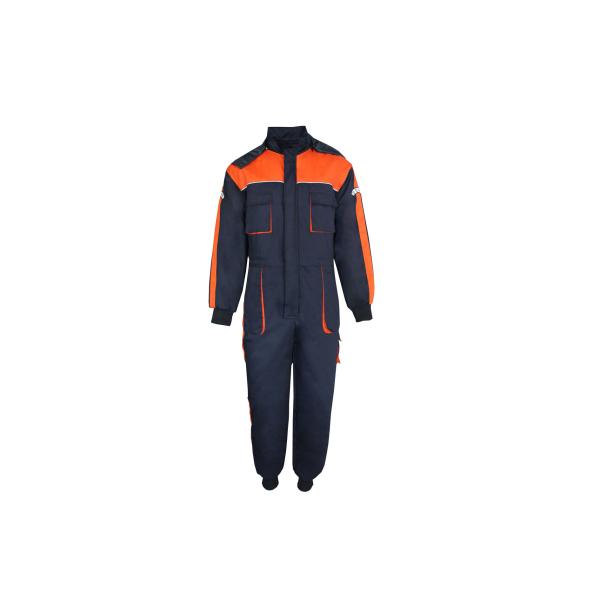 Quality 320GSM Twill 3/1 Quilted Work Coverall Fire Retardant Anti Static for sale