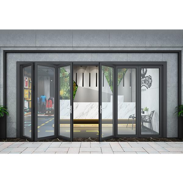 Quality Bifold Folding Window Doors Aluminum Alloy Vinyl OEM for sale