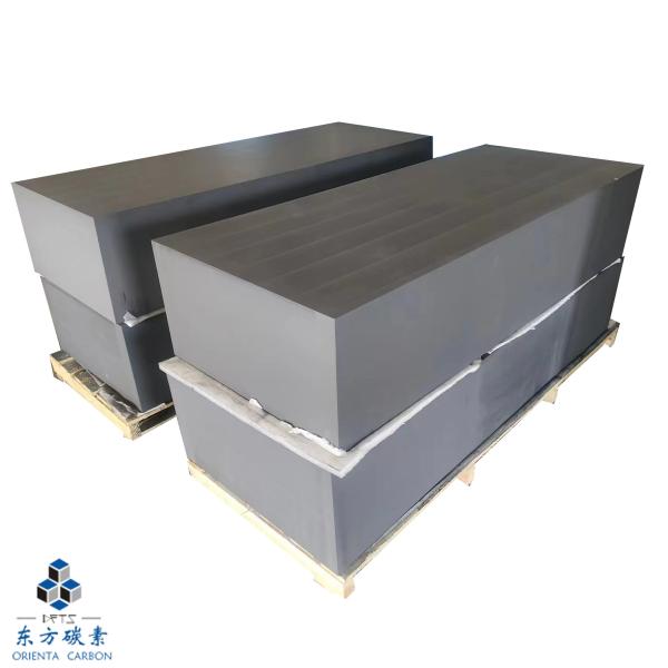 Quality 12µm Grain Size Isostatic Heating Element Graphite Blocks High Chemical for sale