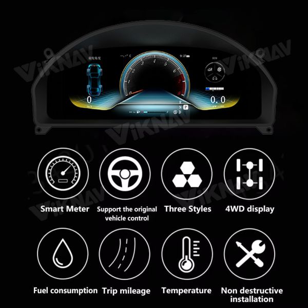 Quality Viknav 12.3" Digital Speedometer for Mercedes Benz E-Class W207 2010-2015 for sale