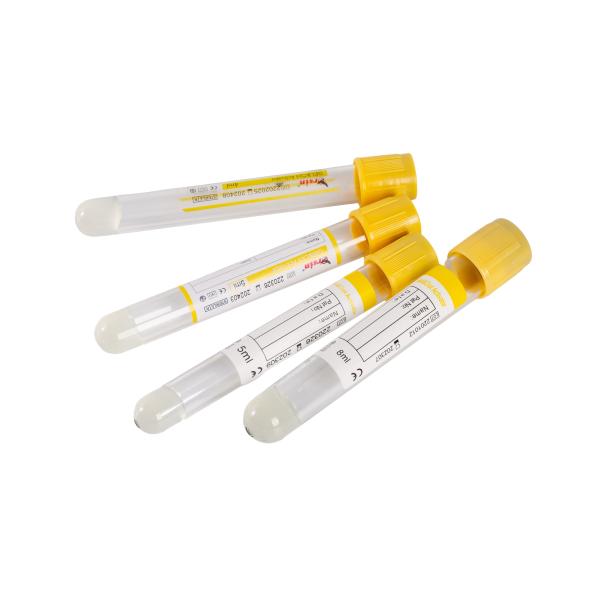 Quality 5mL Gel Separator Blood Collection Tube with Rapid Clotting Acceleration High-Purity Serum Yield and User-Friendly Design for sale